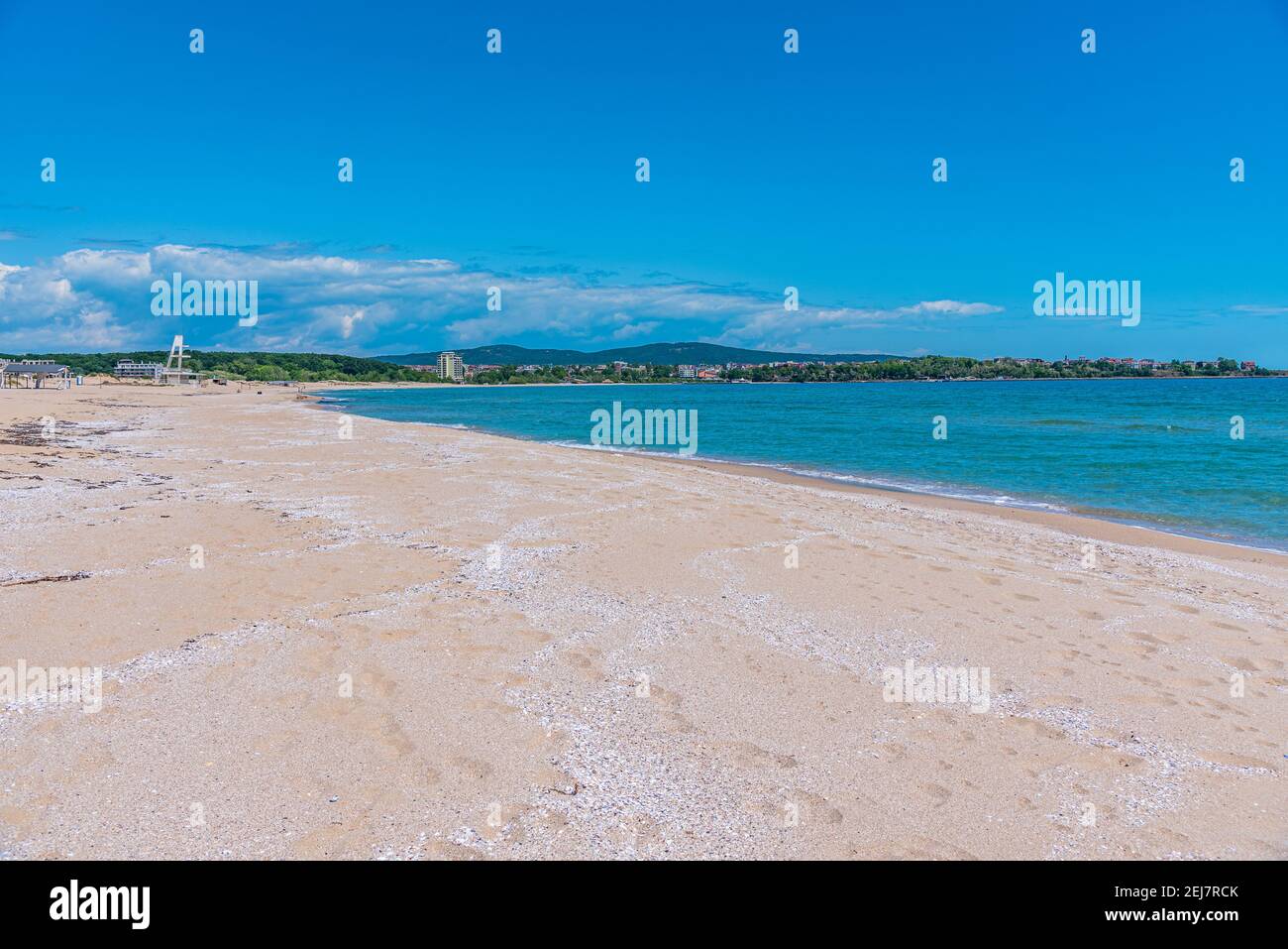 South beach at Primorsko in Bulgaria Stock Photo - Alamy