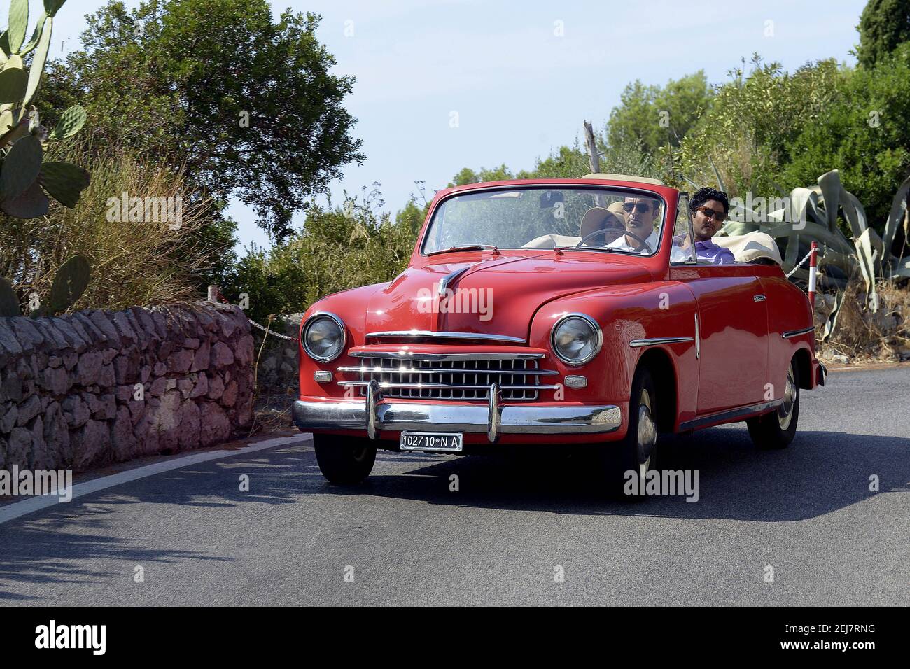 Italy, Napoli, Capri : Capri Island , couple admiring scenic view ...