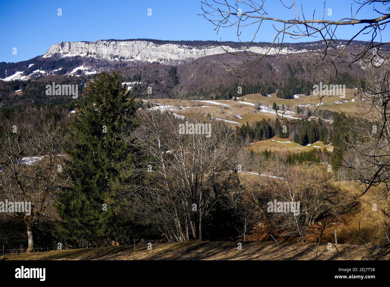 Mont Granier, Savoie, France Stock Photo - Alamy