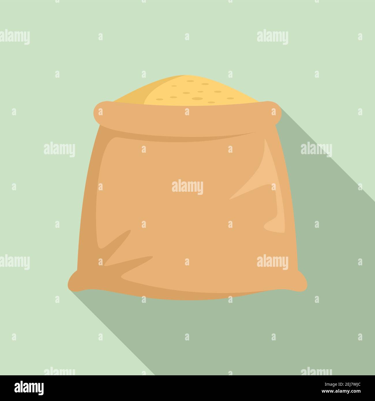 Wheat sack icon, flat style Stock Vector Image & Art - Alamy