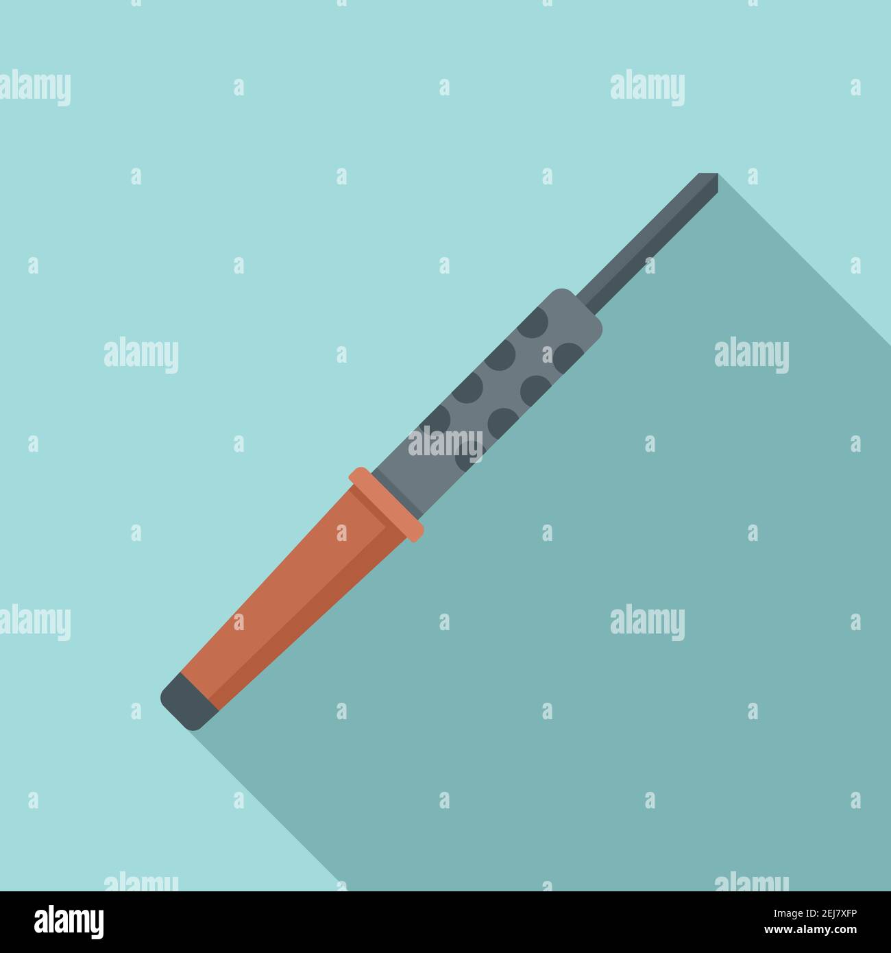 Soldering iron icon hand Stock Vector Images - Alamy