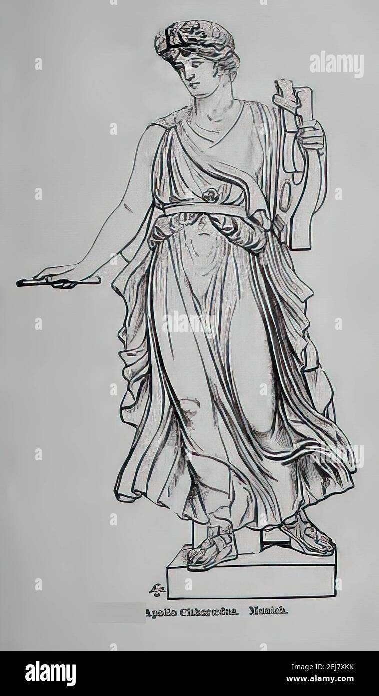 Cithara apollo hi-res stock photography and images - Alamy