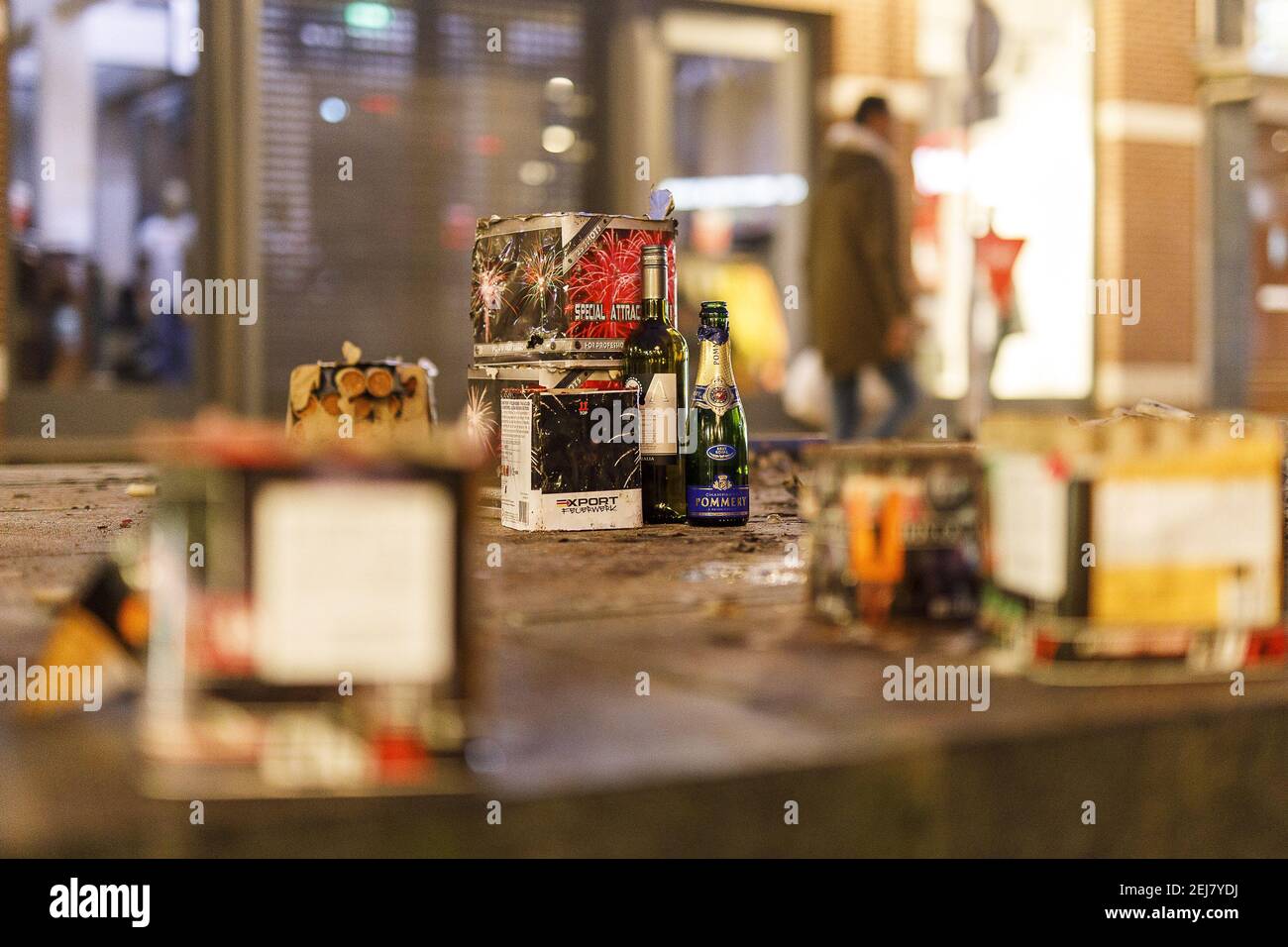 TILBURG, Cleaning of Firework Waste, 01-01-2020. Cleaning of firework ...