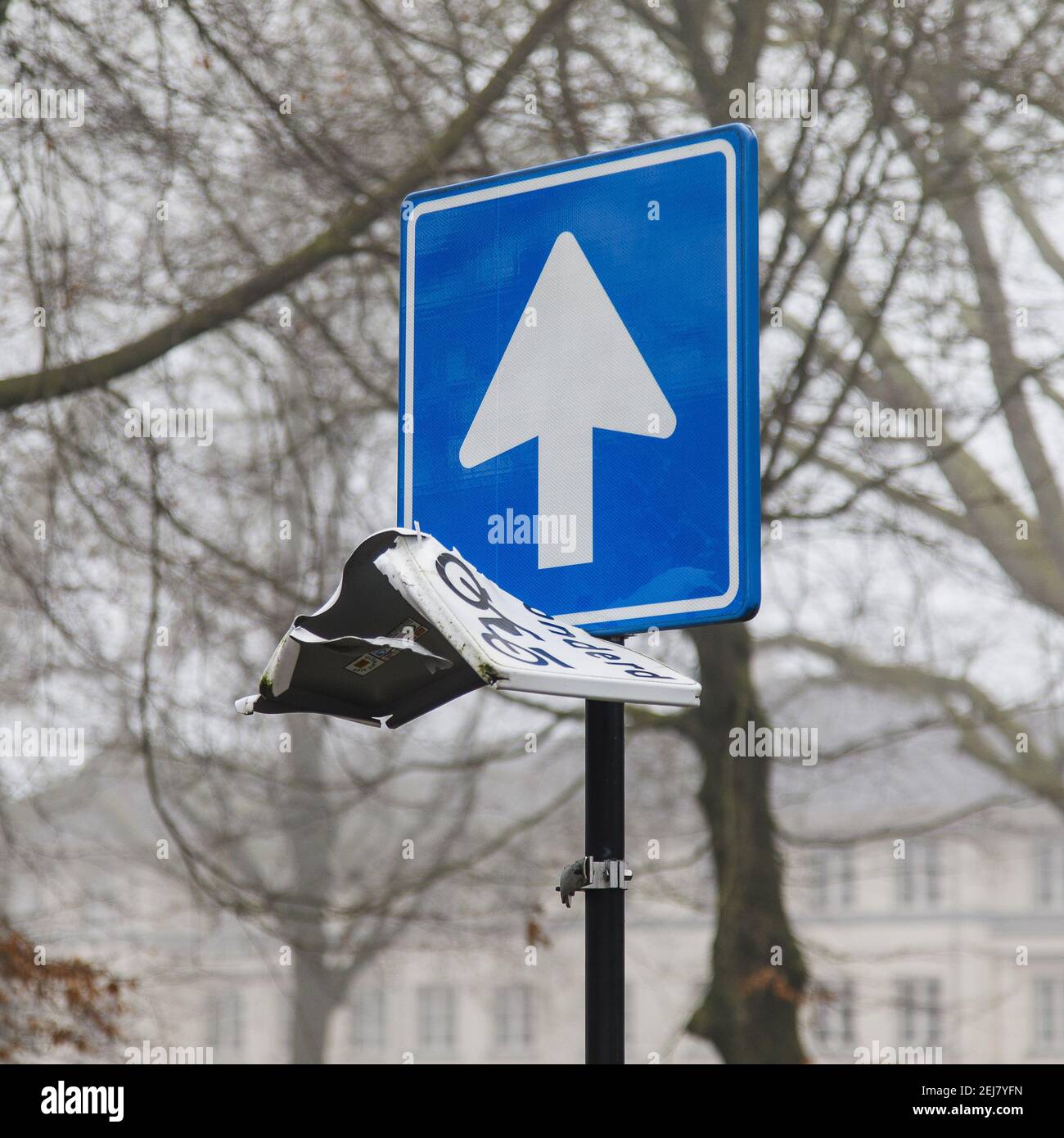 VUGHT, Damage Vught Station, 01-01-2020. Also in the city of Vught ...