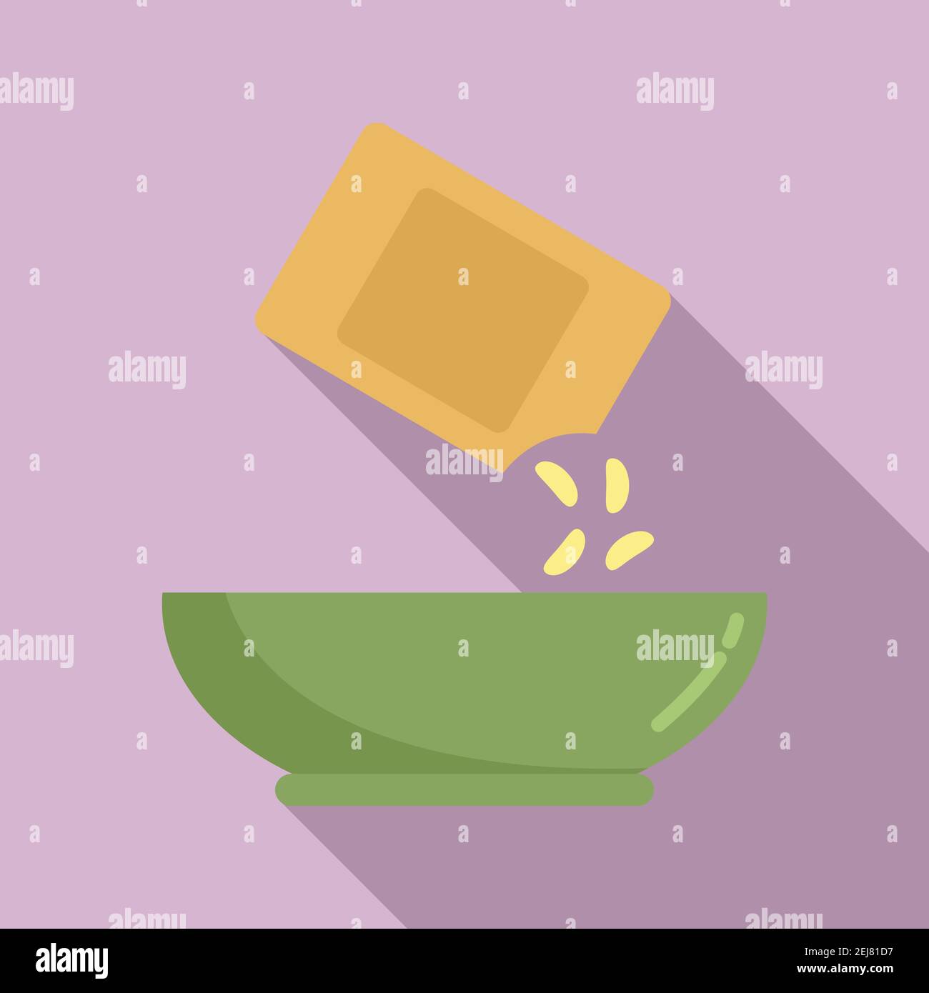 Grain cereal flakes icon, flat style Stock Vector Image & Art - Alamy