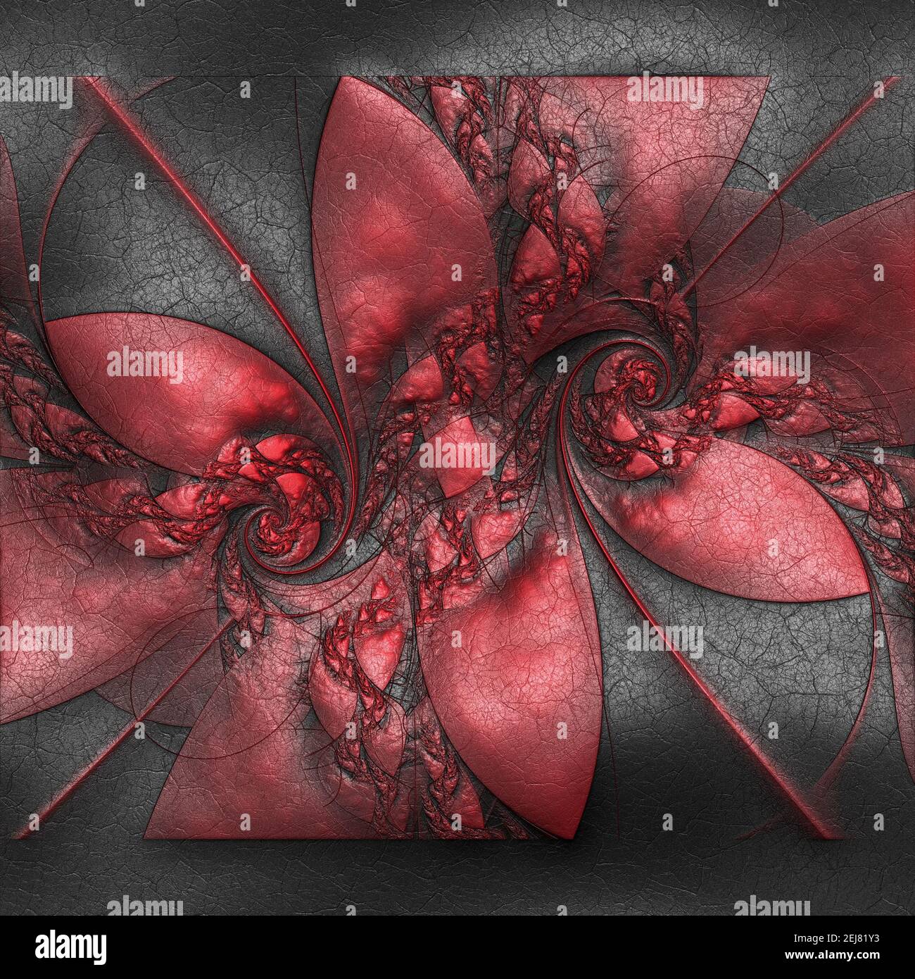 Luxury background with embossed fractal pattern on leather Stock Photo ...