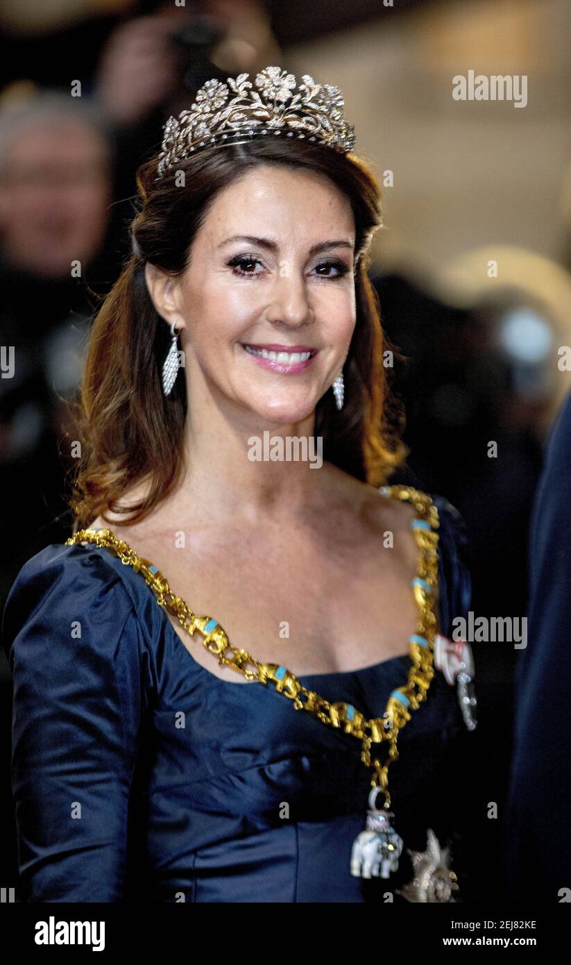 Princess Marie arrive for the New Years reception at Amalienborg in ...