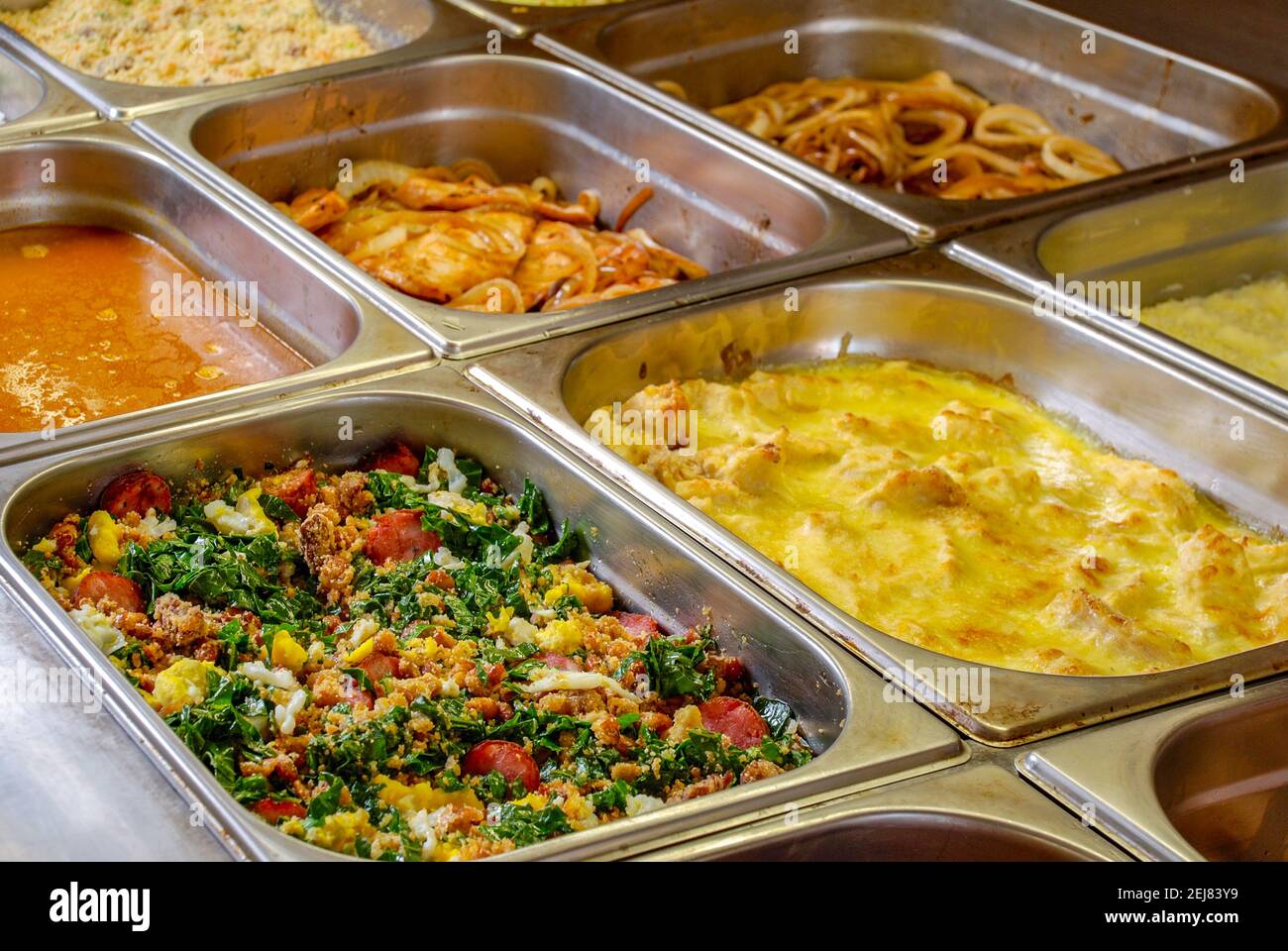 Self service restaurant Stock Photo - Alamy