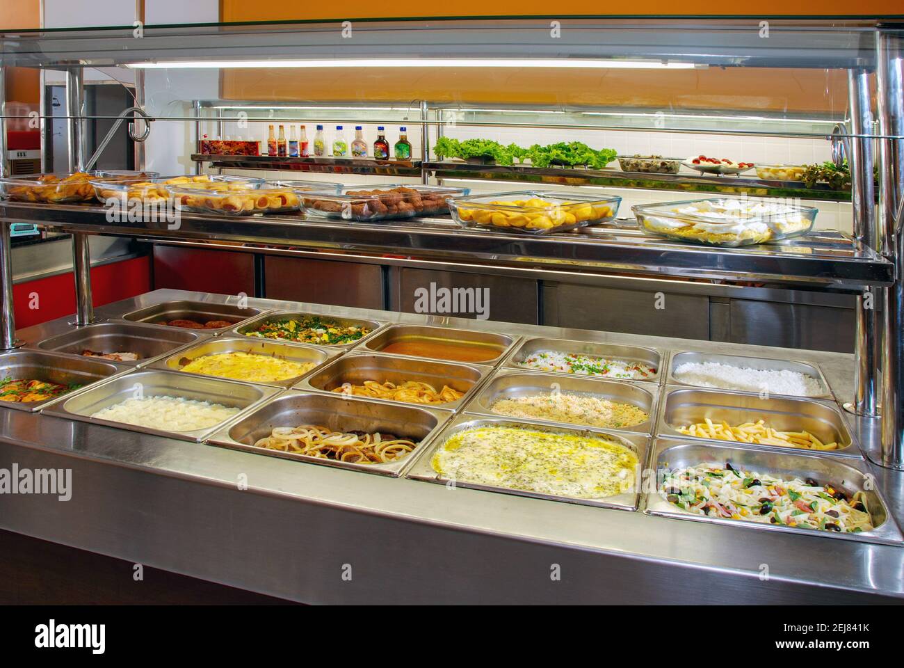 Self service restaurant Stock Photo - Alamy