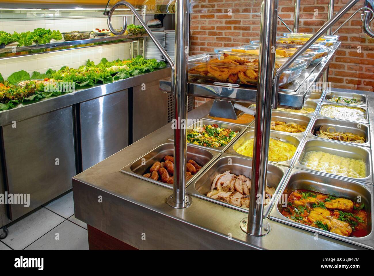 Self service restaurant Stock Photo - Alamy