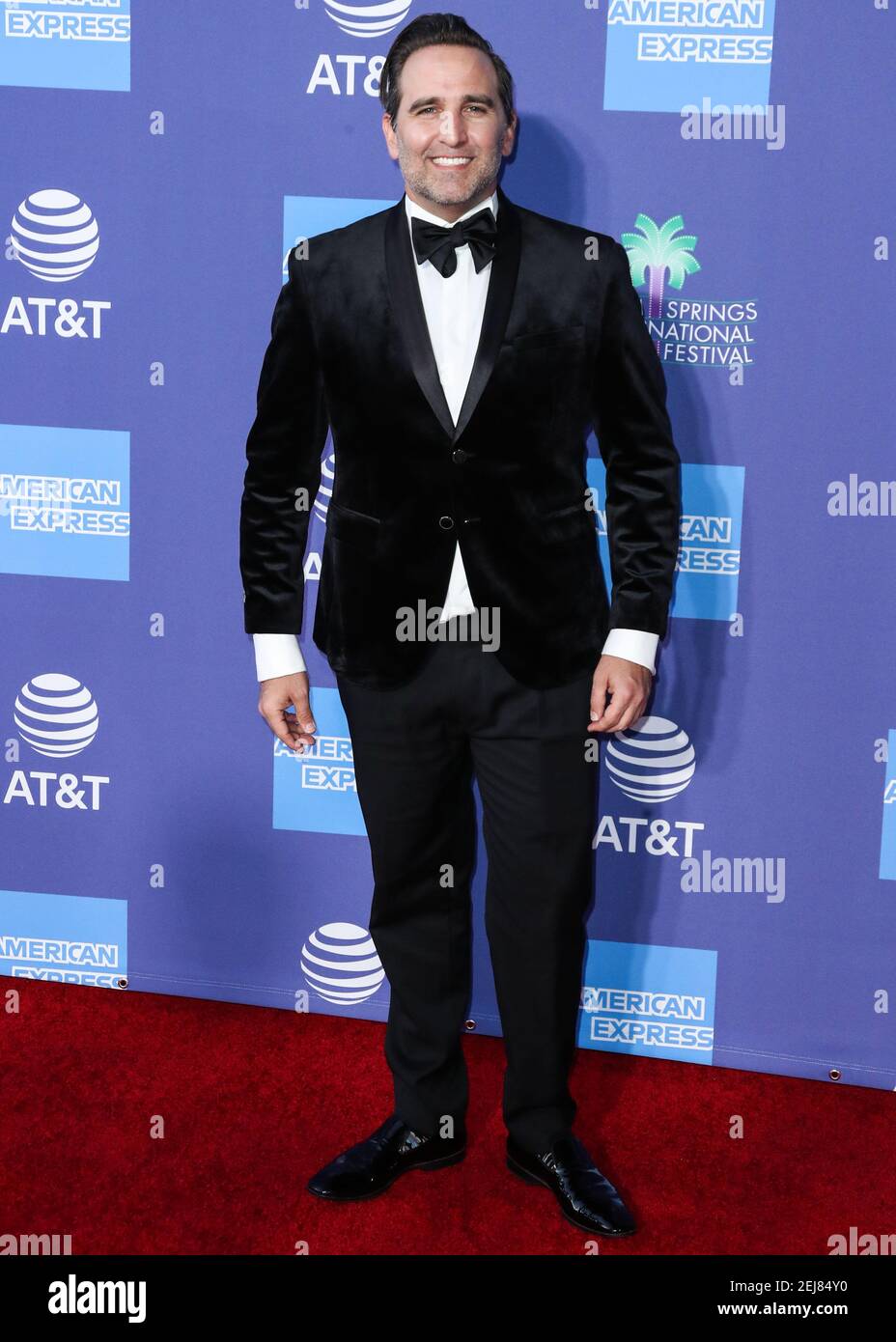 PALM SPRINGS, CALIFORNIA, USA - JANUARY 02: Mike Hatton arrives at the ...