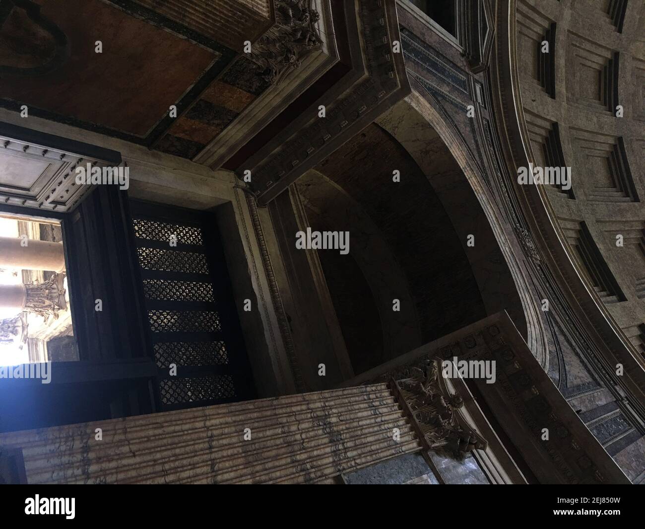 The pantheon in Rome, Italy.It is the only surviving Roman empire ...