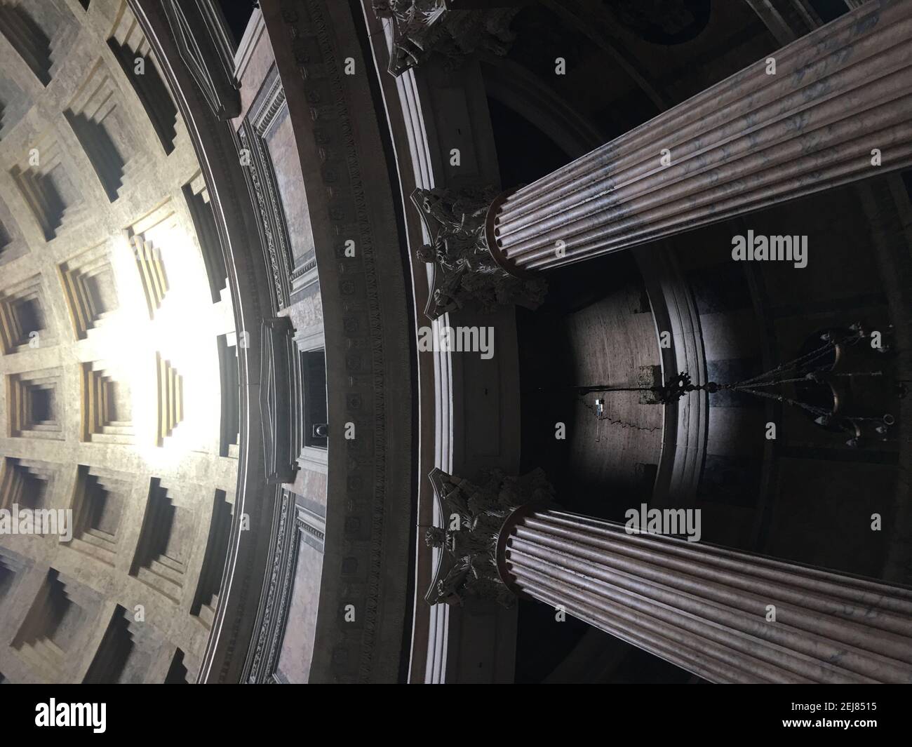 The pantheon in Rome, Italy.It is the only surviving Roman empire ...