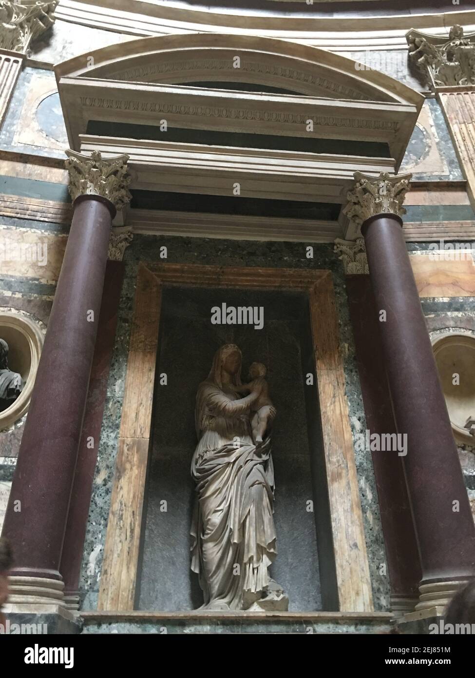 The pantheon in Rome, Italy.It is the only surviving Roman empire ...