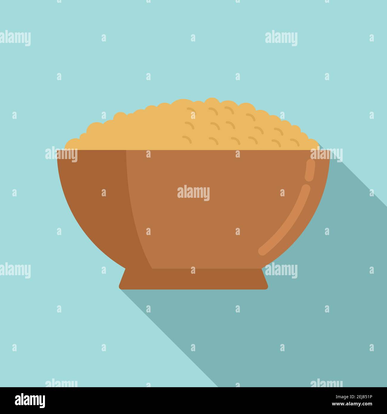 Cereal flakes snack icon, flat style Stock Vector Image & Art - Alamy