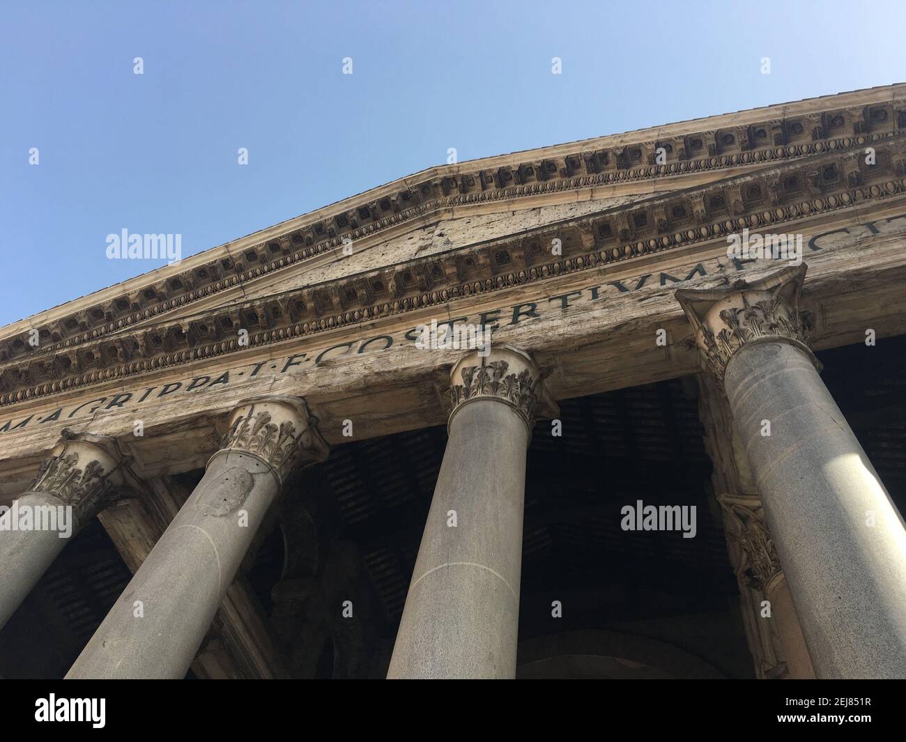 The pantheon in Rome, Italy.It is the only surviving Roman empire ...