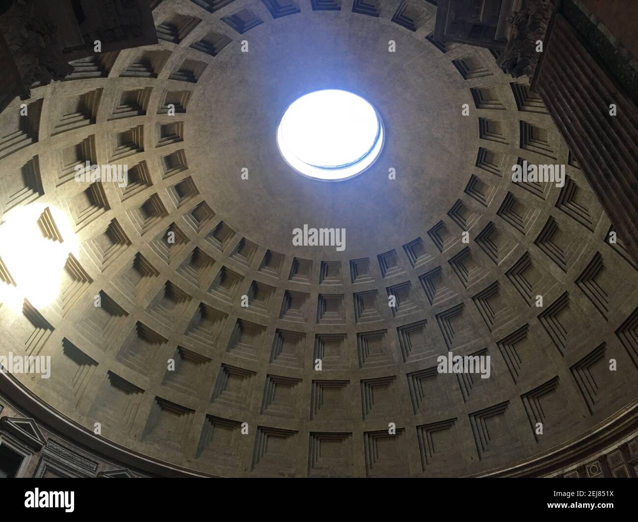 The pantheon in Rome, Italy.It is the only surviving Roman empire ...