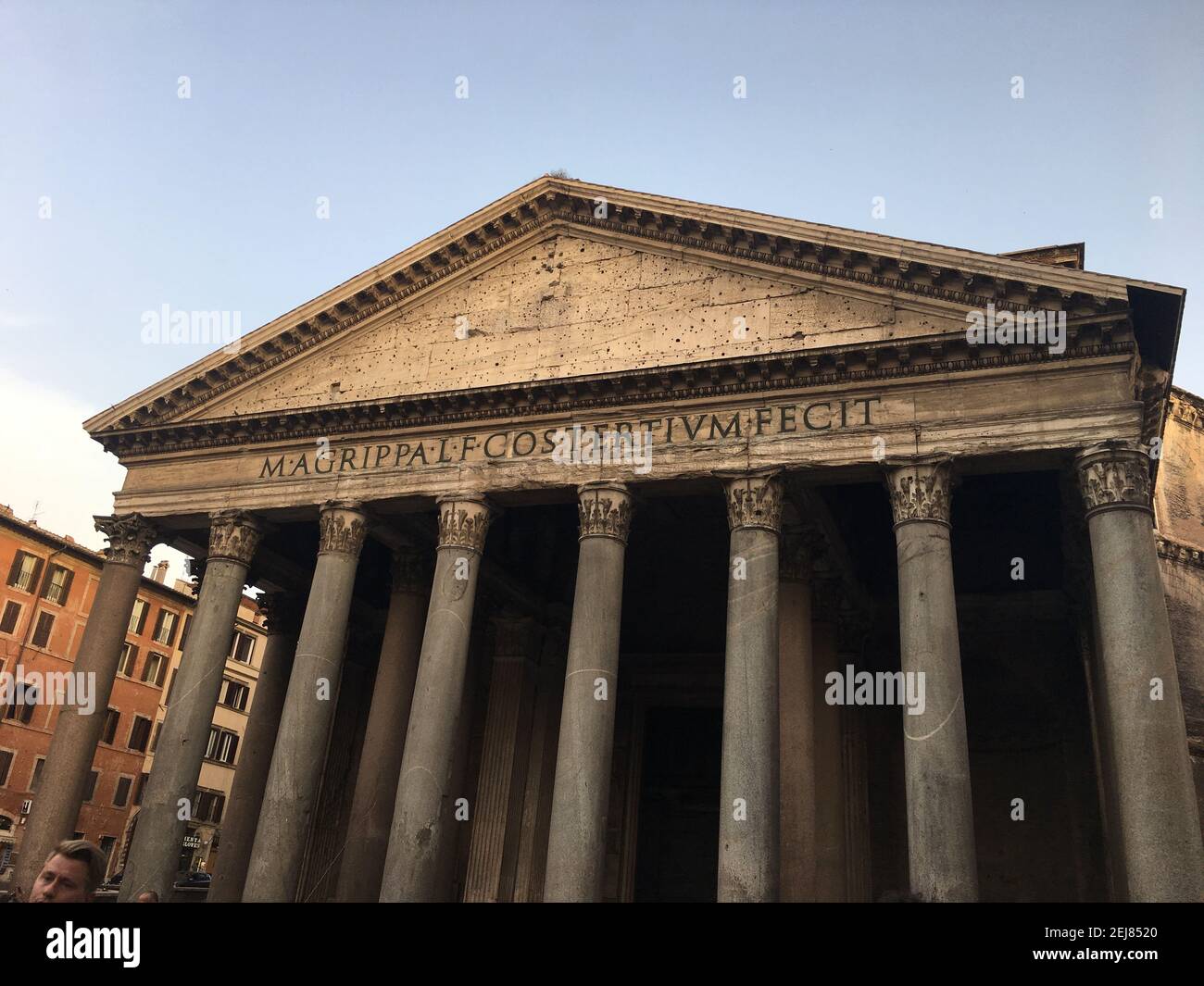 The pantheon in Rome, Italy.It is the only surviving Roman empire ...