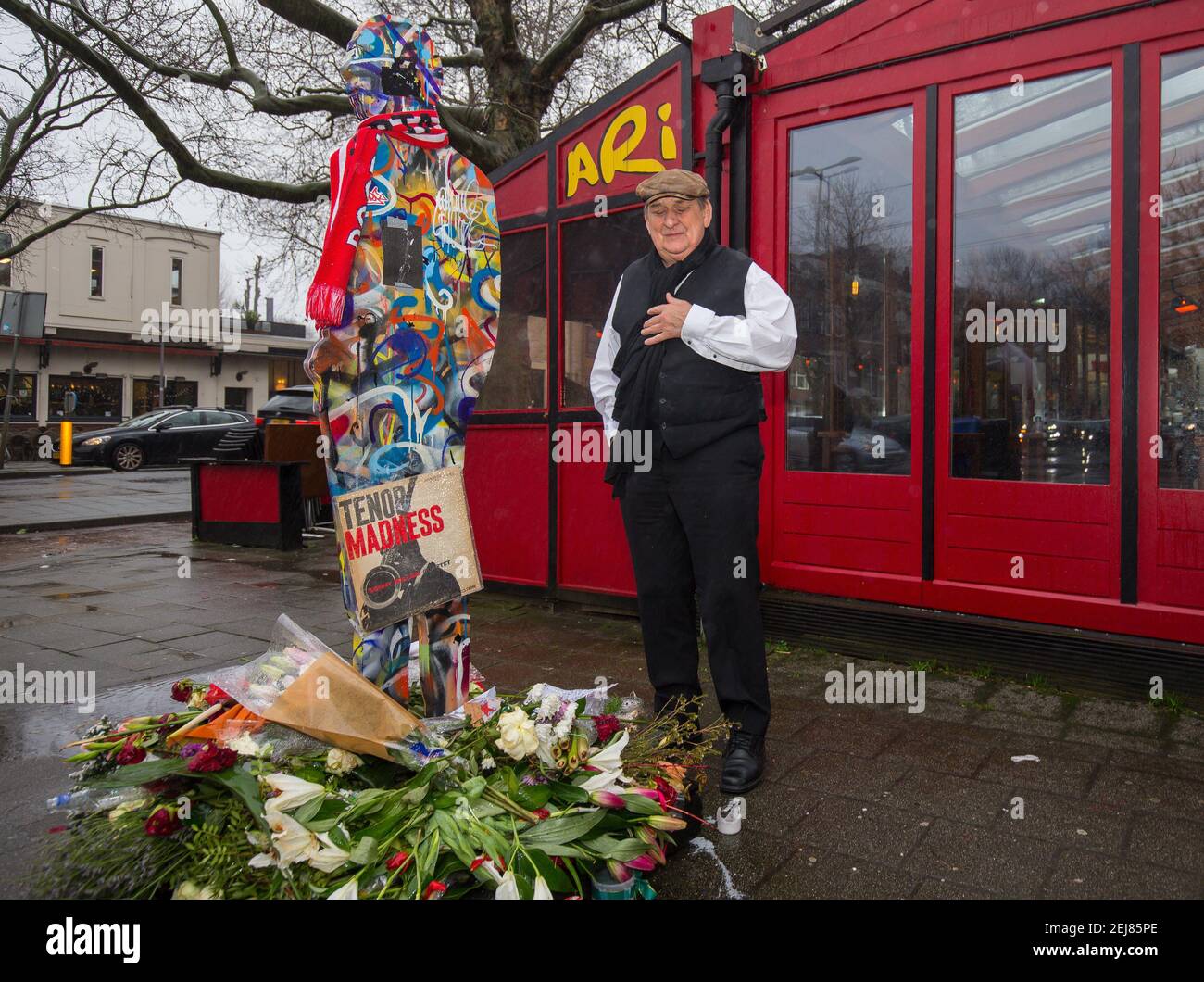 ROTTERDAM, Portrait of Ger Koedam friend of Jules Deelde in Cafe Ari ...