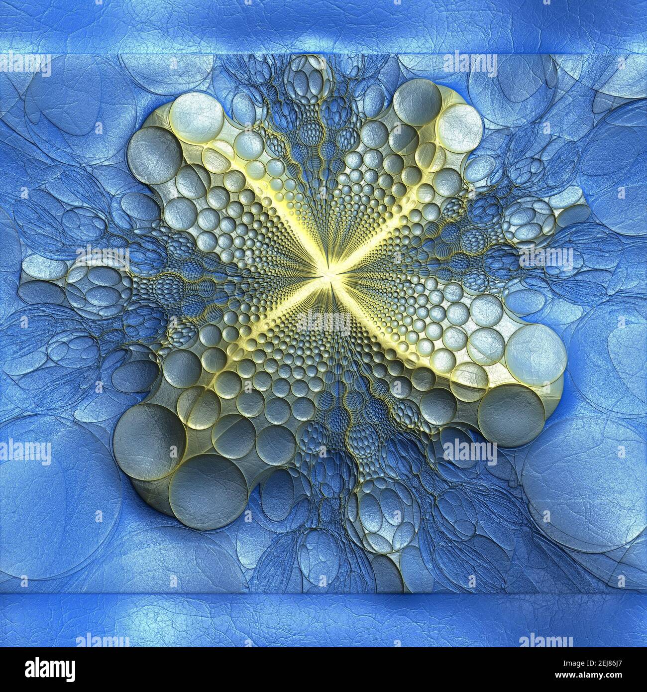 Luxury background with embossed fractal pattern on leather Stock Photo ...