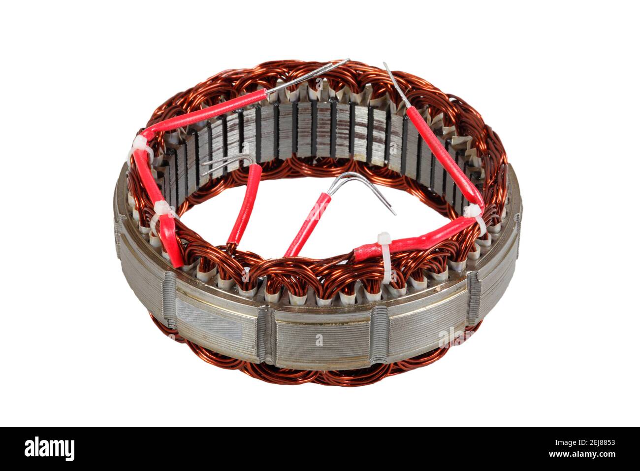 Electric motor coil Stock Photo - Alamy