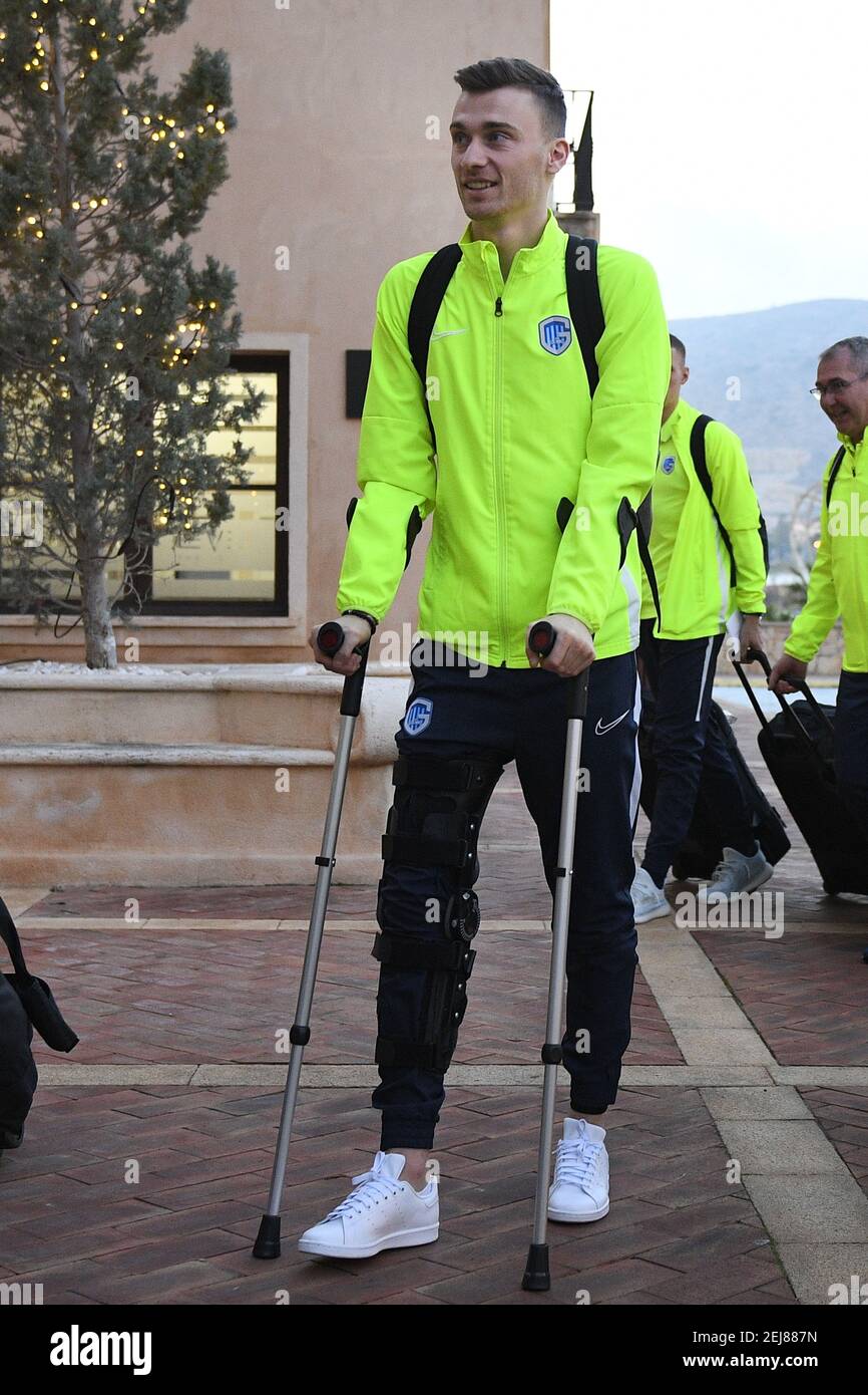 Genk's Bryan Heynen pictured during the arrival at the winter training ...