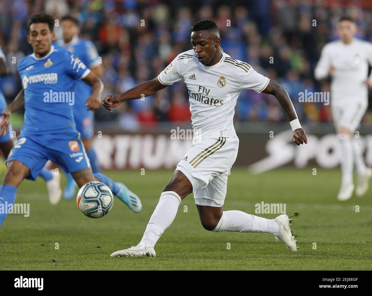 Real Madrid CF's Vinicius Jr in action during the Spanish La Liga match ...