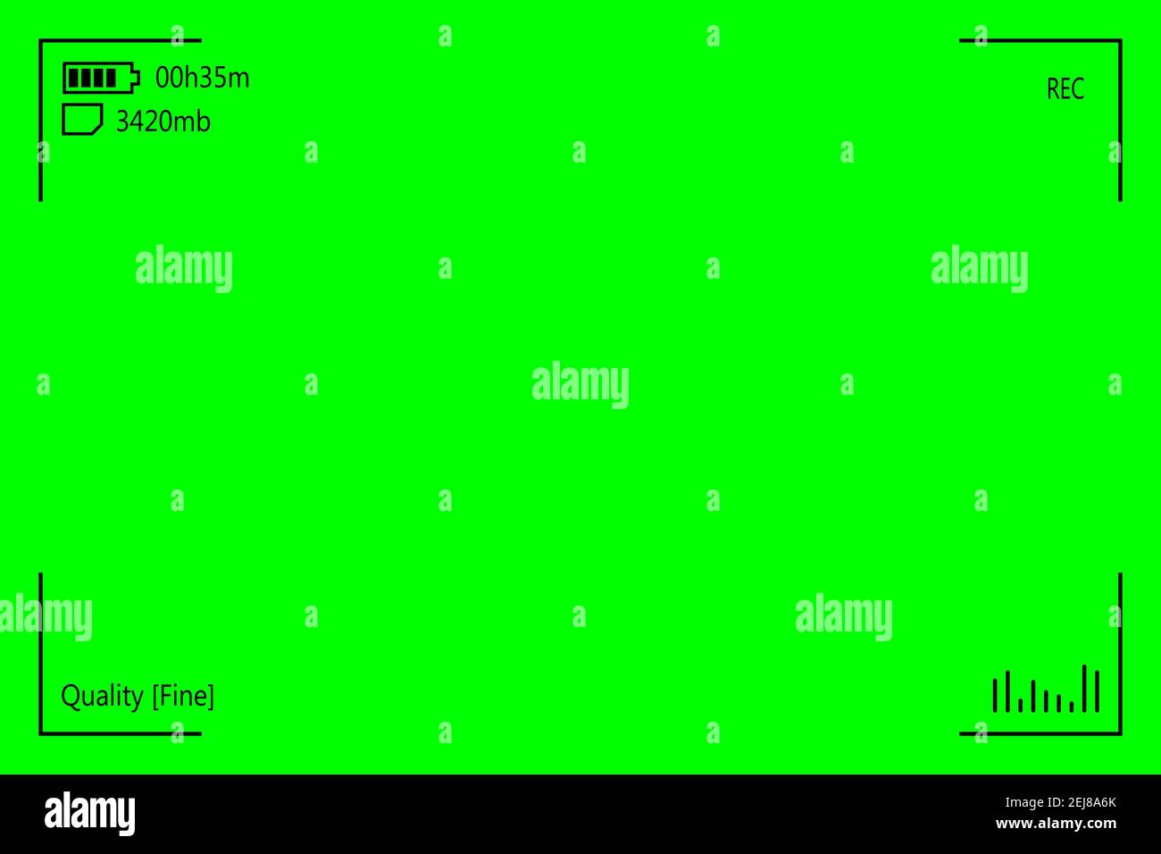 Green screen, chromakey background. Blank green background with VFX ...