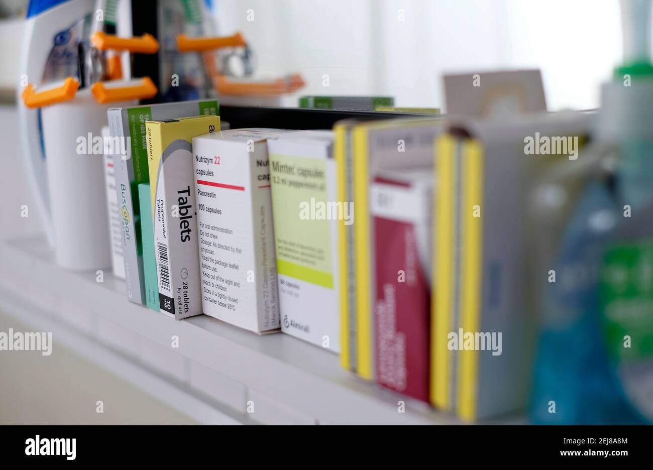 Medication shelf hi-res stock photography and images - Alamy