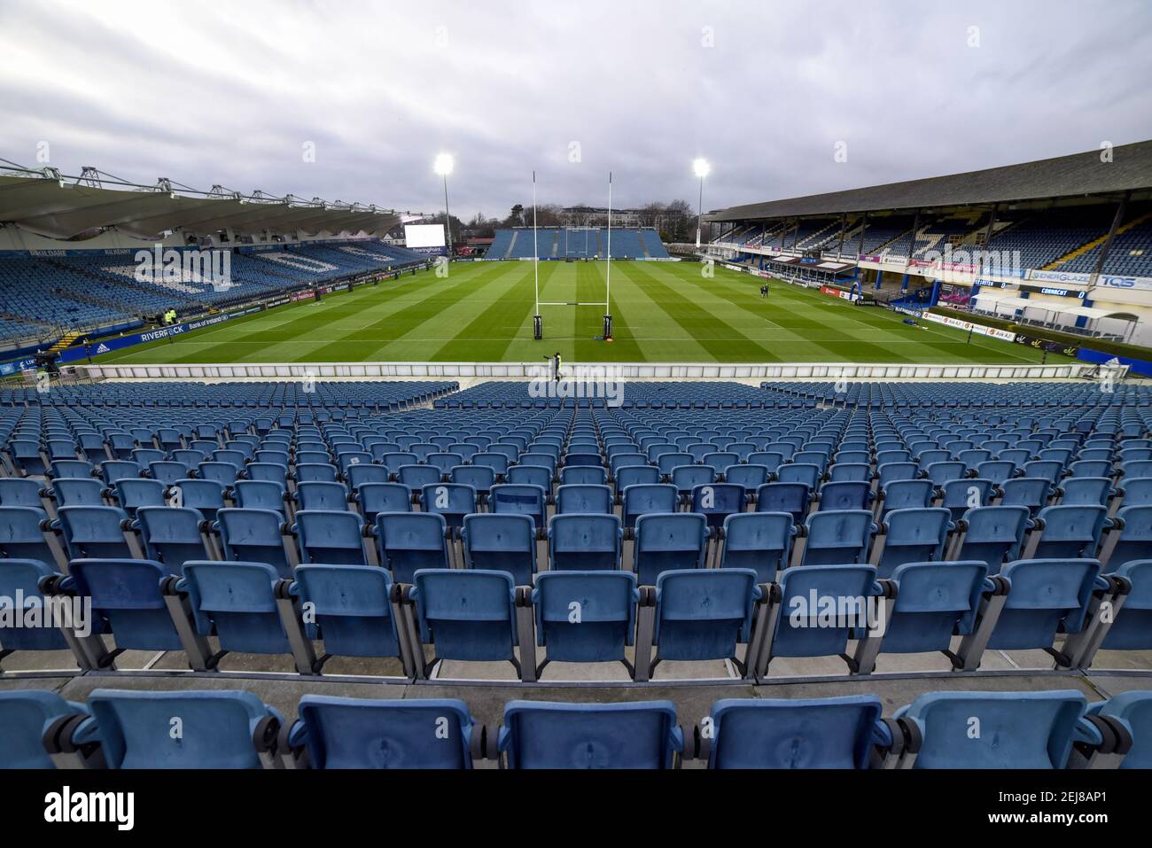 A general view of RDS Arena prior the Guinness PRO14 Round 10 match ...