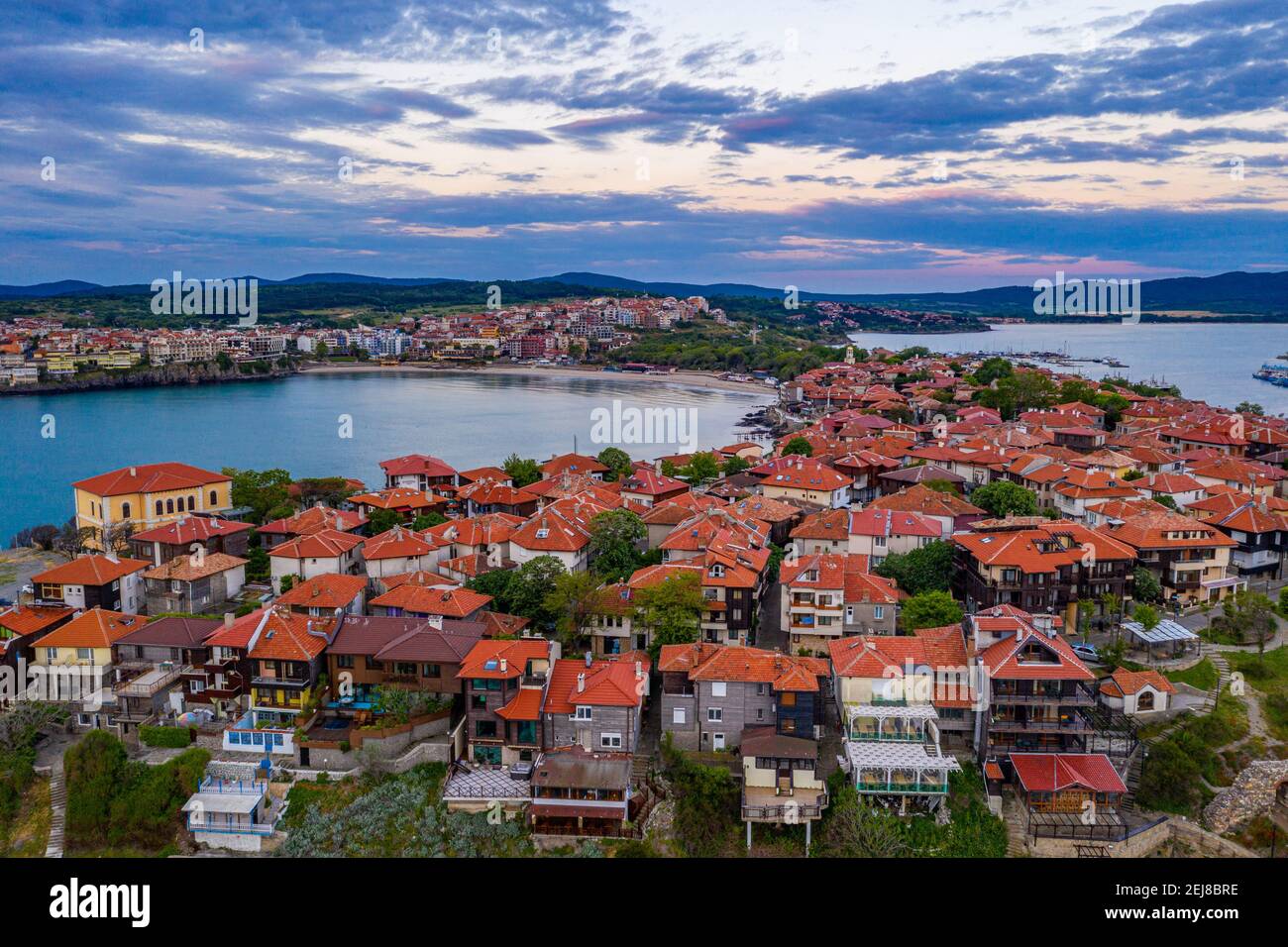 Seaside view of the Bulgarian town Sozopol Stock Photo - Alamy