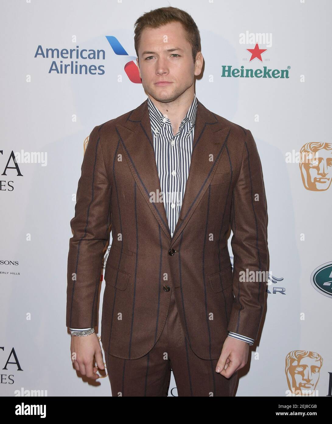 Taron Egerton arrives at The BAFTA Los Angeles Tea Party held at the ...