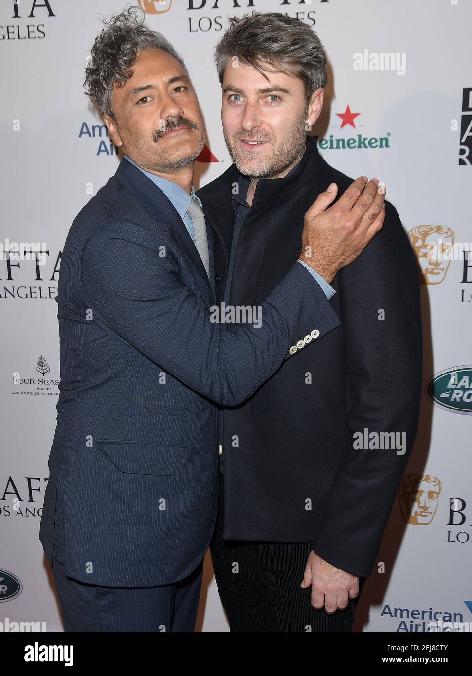 (L-R) Taika Waititi and Carthew Neal at The BAFTA Los Angeles Tea Party ...