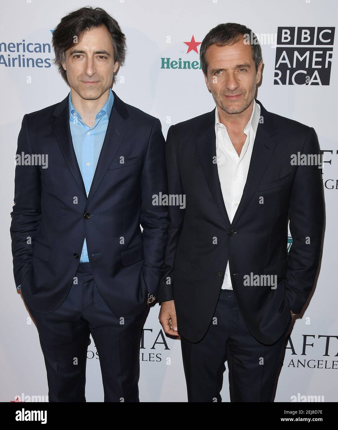 (L-R) Noah Baumbach and David Heyman at The BAFTA Los Angeles Tea Party ...