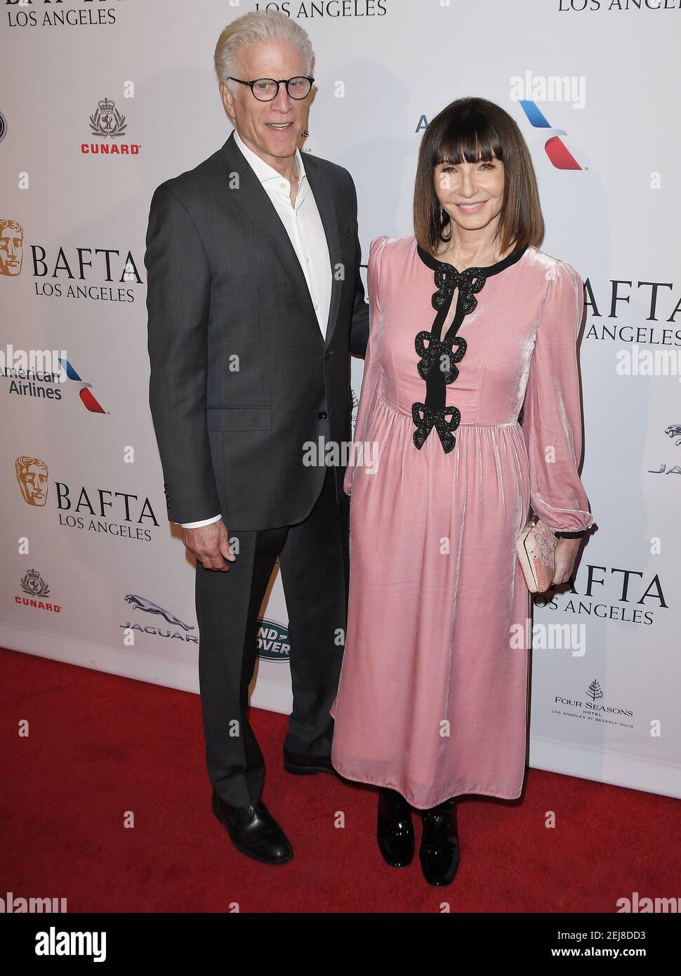 (L-R) Ted Danson and Mary Steenburgen at The BAFTA Los Angeles Tea ...
