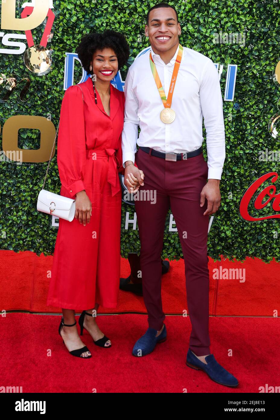 BEVERLY HILLS, LOS ANGELES, CALIFORNIA, USA - JANUARY 04: Ty Butts and ...