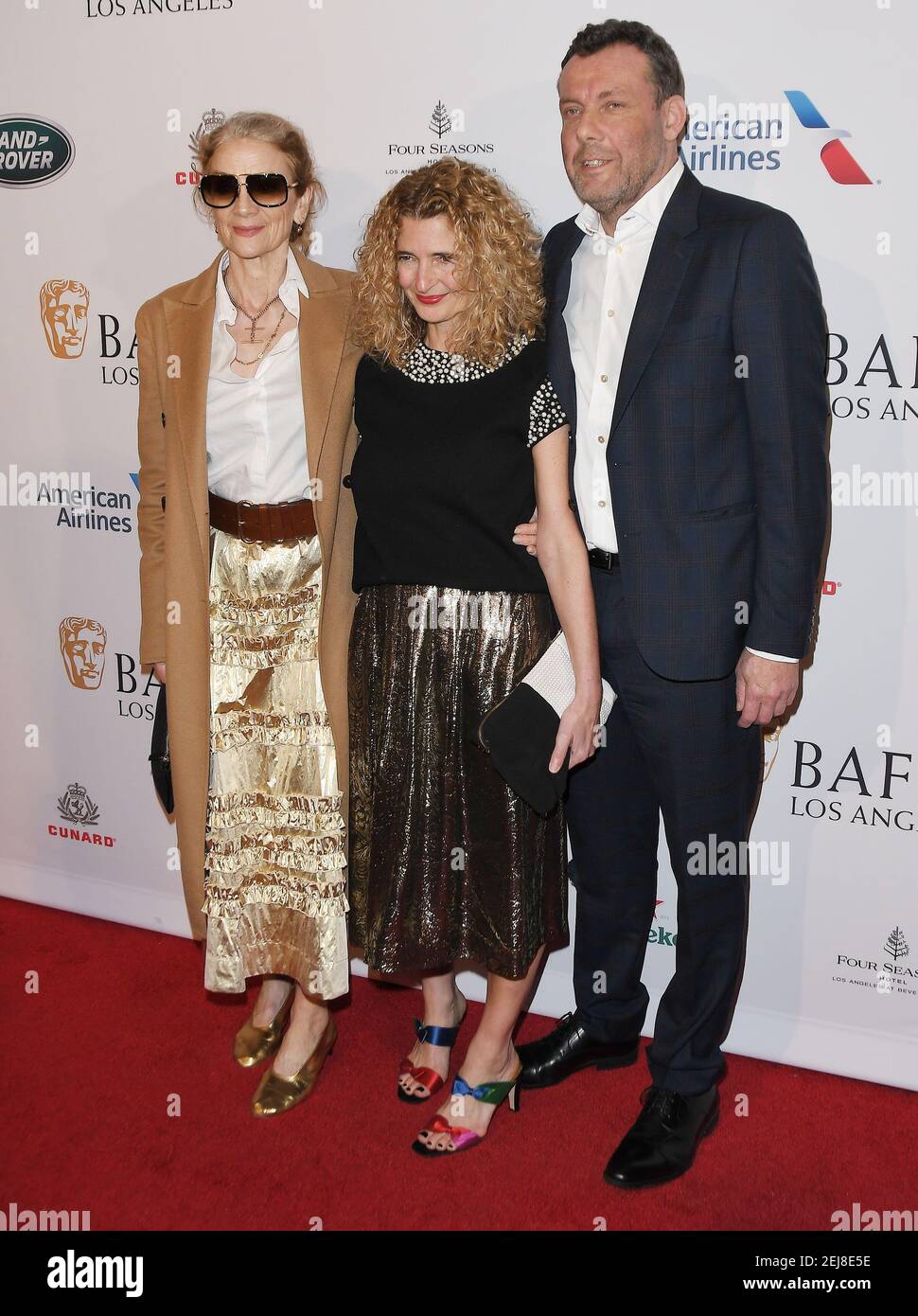 (L-R) Sally Woodward Gentle, Gina Mingacci and Lee Morris at The BAFTA ...
