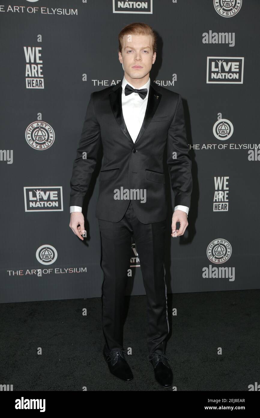 Cameron Monaghan walking on the red carpet during HEAVEN is Rock and ...