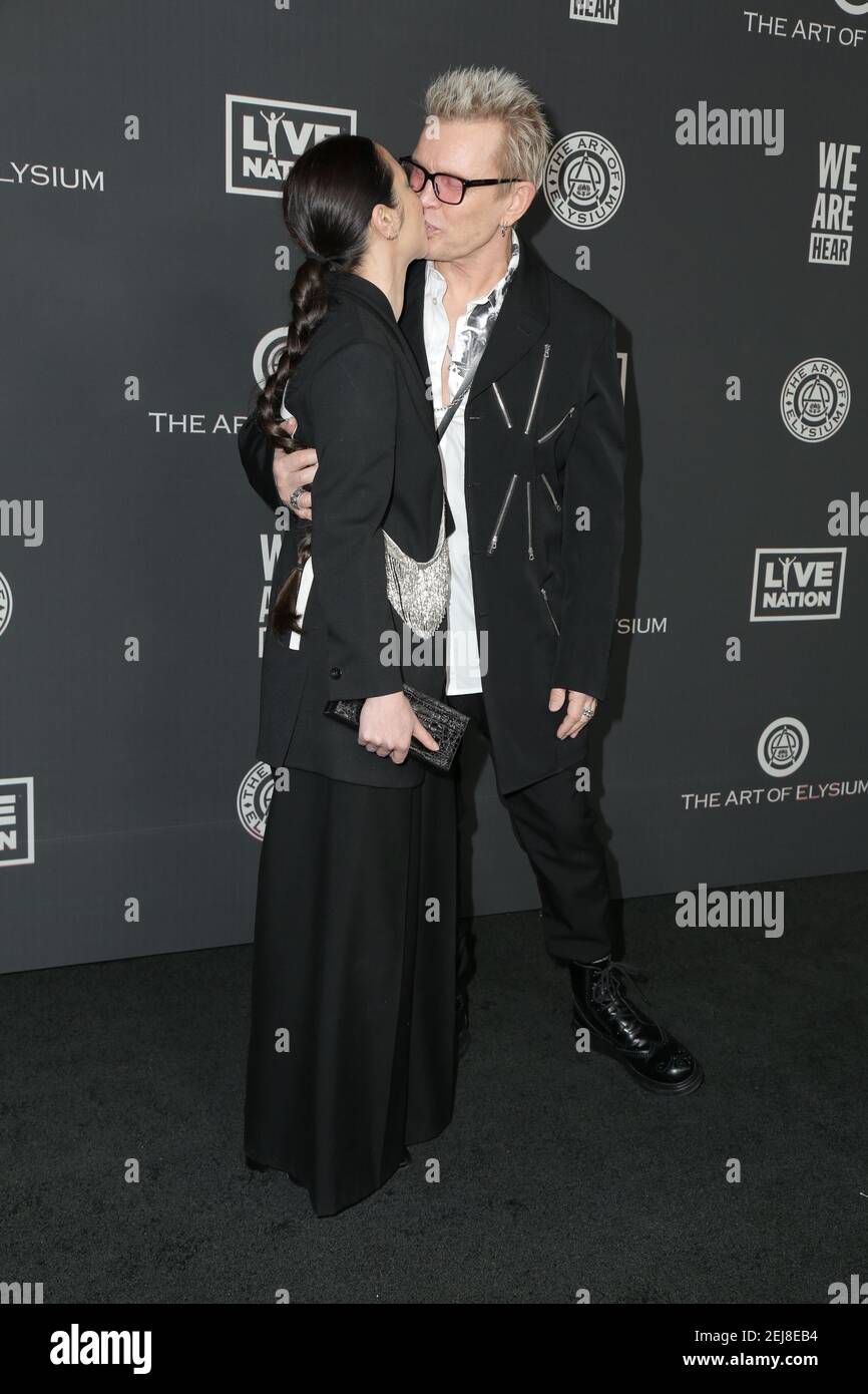 China Chow and Billy Idol walking on the red carpet during HEAVEN is ...