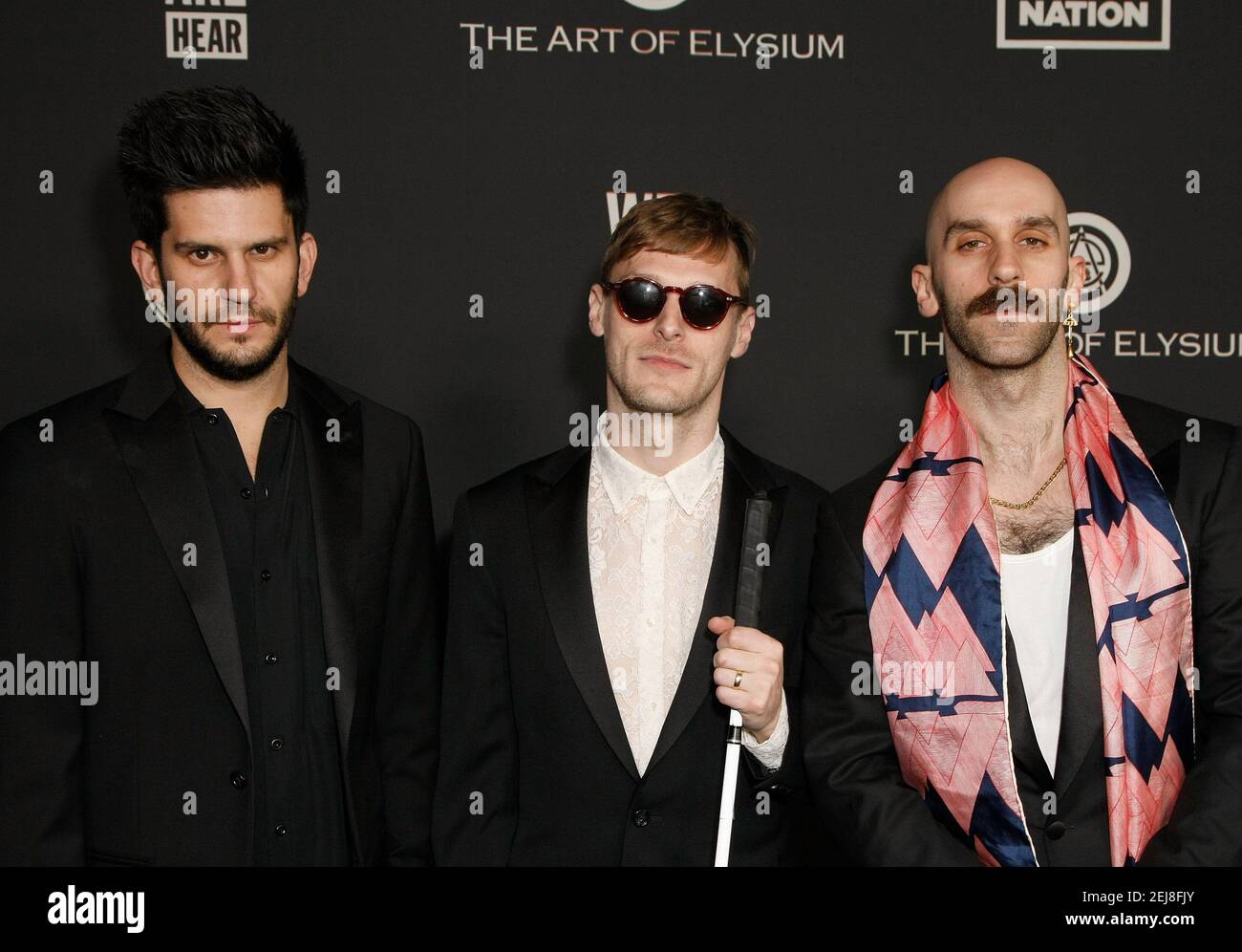 LOS ANGELES, CALIFORNIA - JANUARY 04: X Ambassadors - Adam Levin, Casey ...