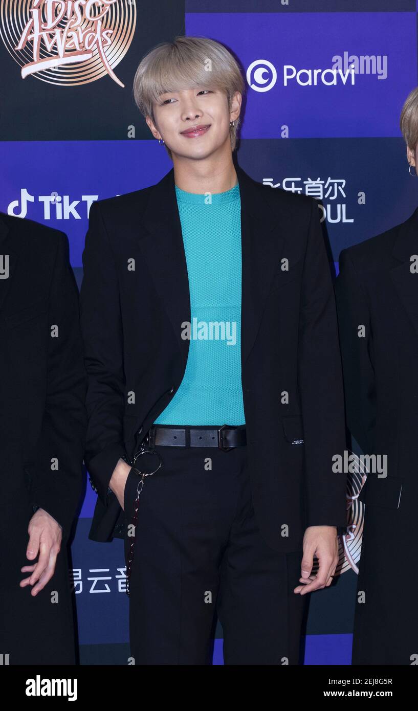 5 January 2020 - Seoul, South Korea : South Korean vocal RM, member of ...