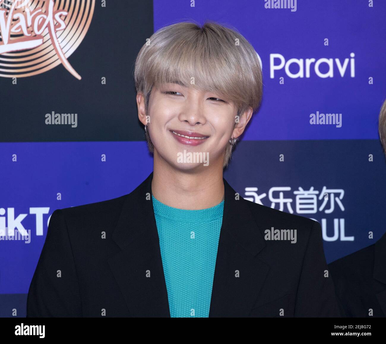 5 January 2020 - Seoul, South Korea : South Korean vocal RM, member of ...