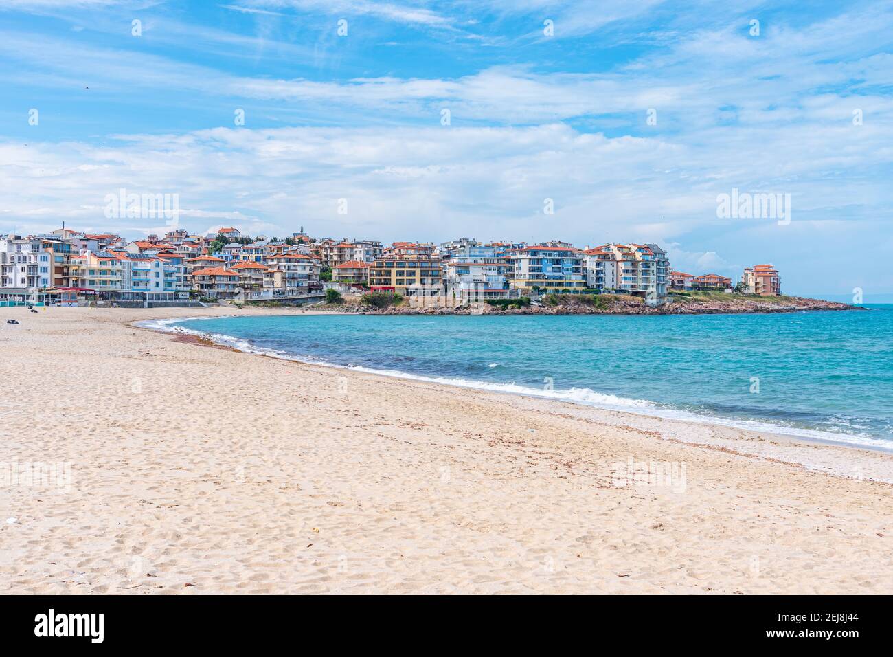 Harmanite beach of the bulgarian town Sozopol Stock Photo - Alamy