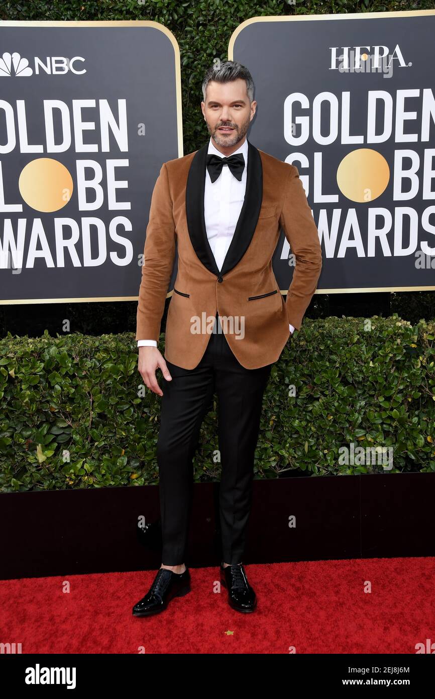 A.J. Gibson arrives at the 77th Golden Globe Awards held at The Beverly ...