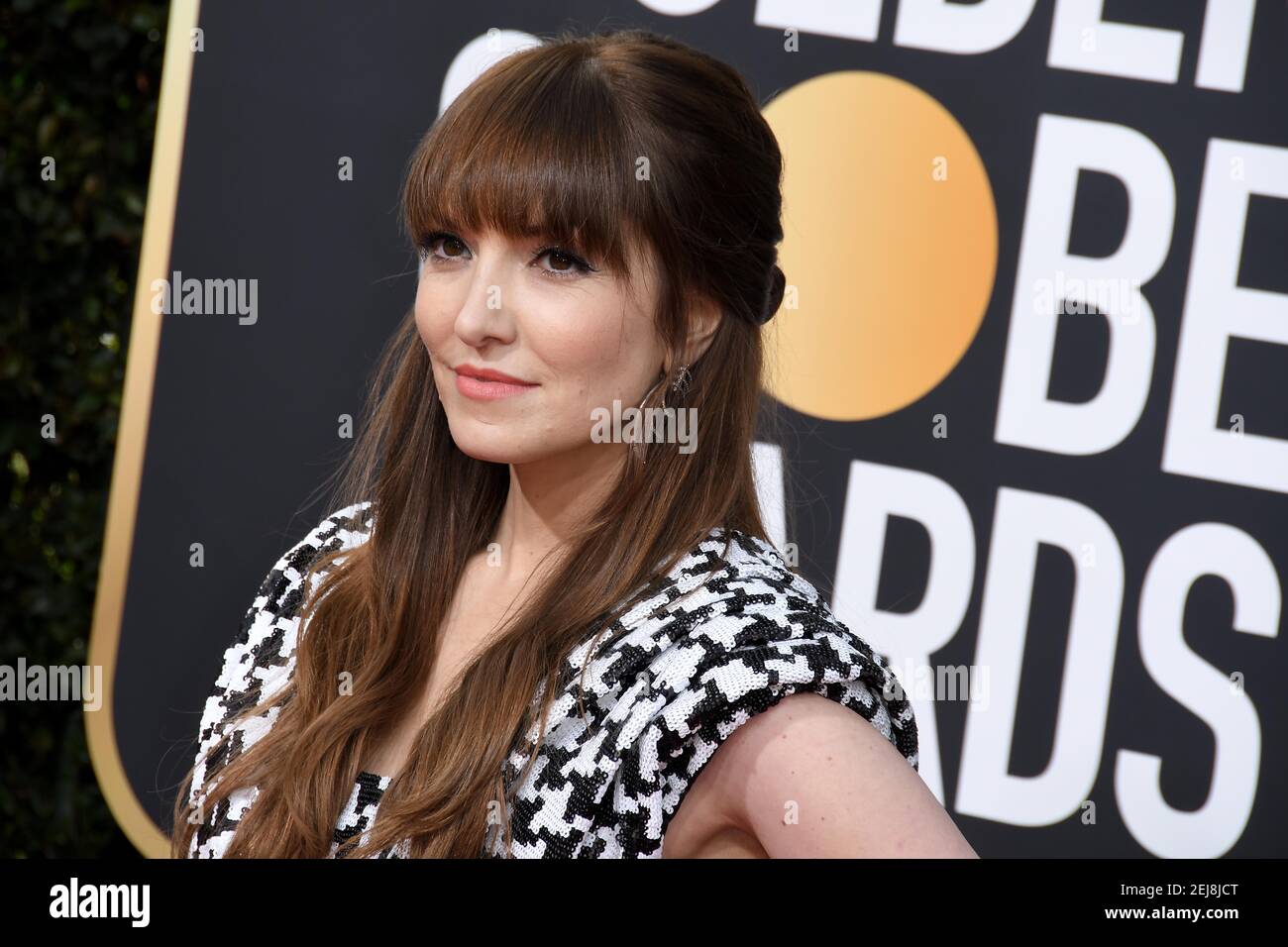 Lorene Scafaria arrives at the 77th Golden Globe Awards held at The ...