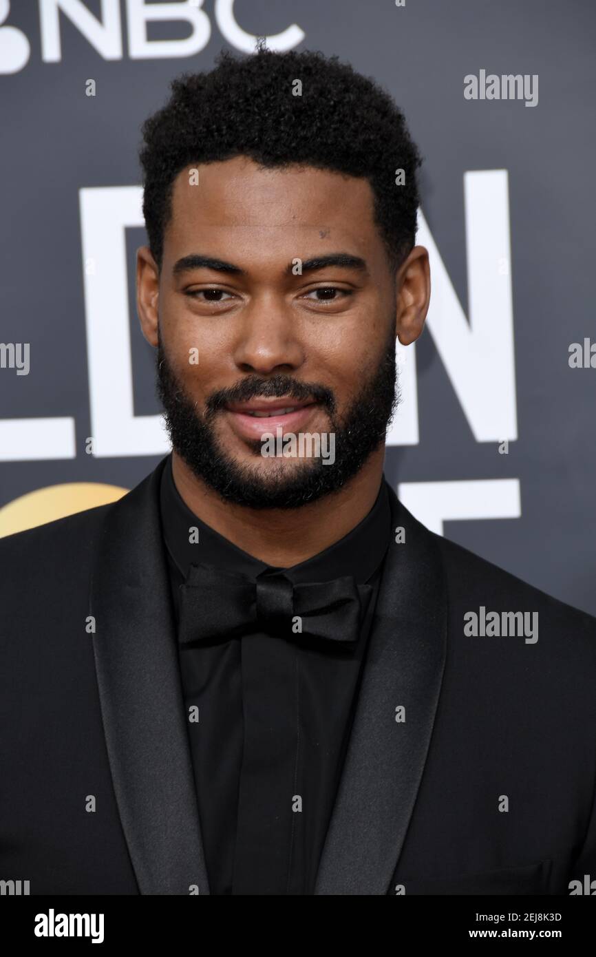Djibril Zonga arrives at the 77th Golden Globe Awards held at The ...