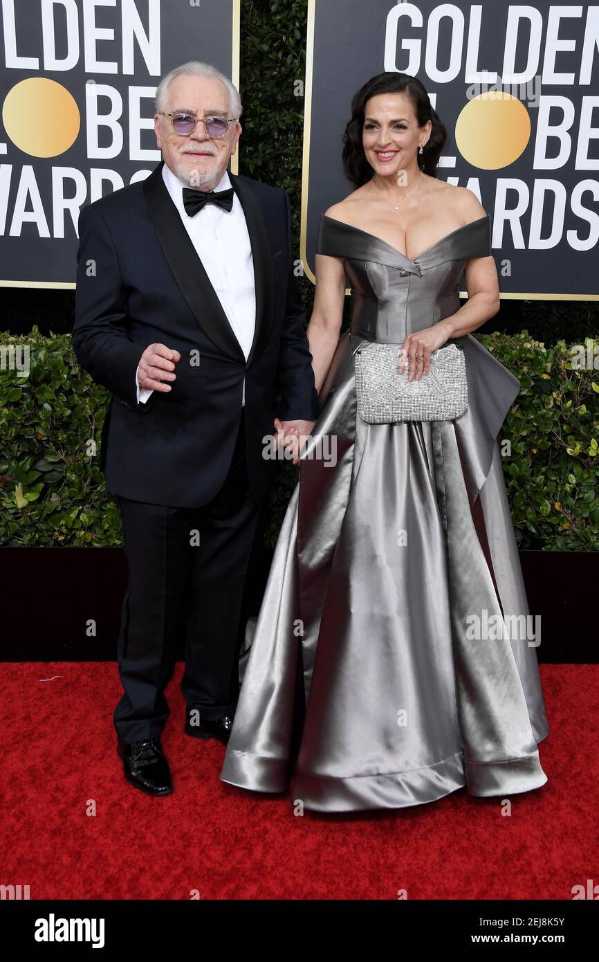 Brian Cox arrives at the 77th Golden Globe Awards held at The Beverly ...