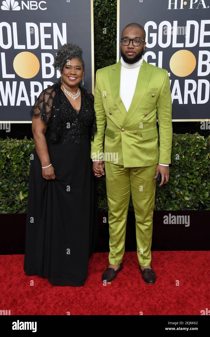 Joshuah Brian Campbell arrives at the 77th Golden Globe Awards held at ...