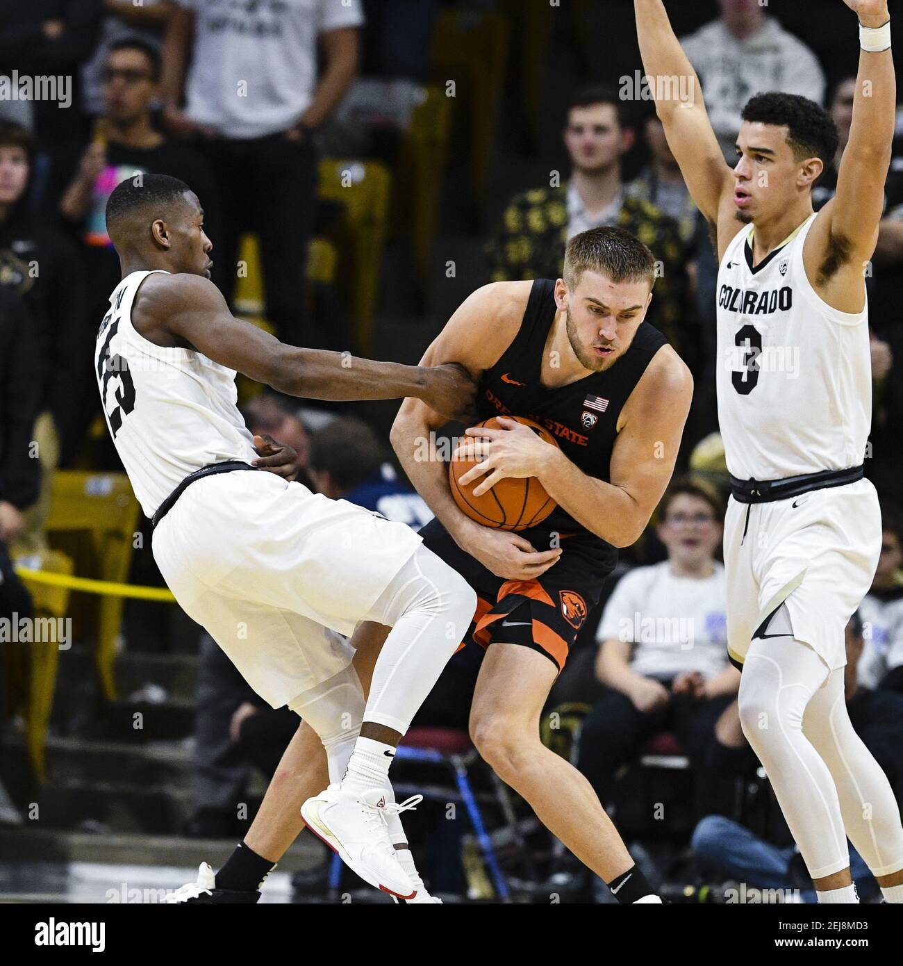 January 05, 2020: Coloradoâ€™s McKinley Wright tries to steal the ball ...