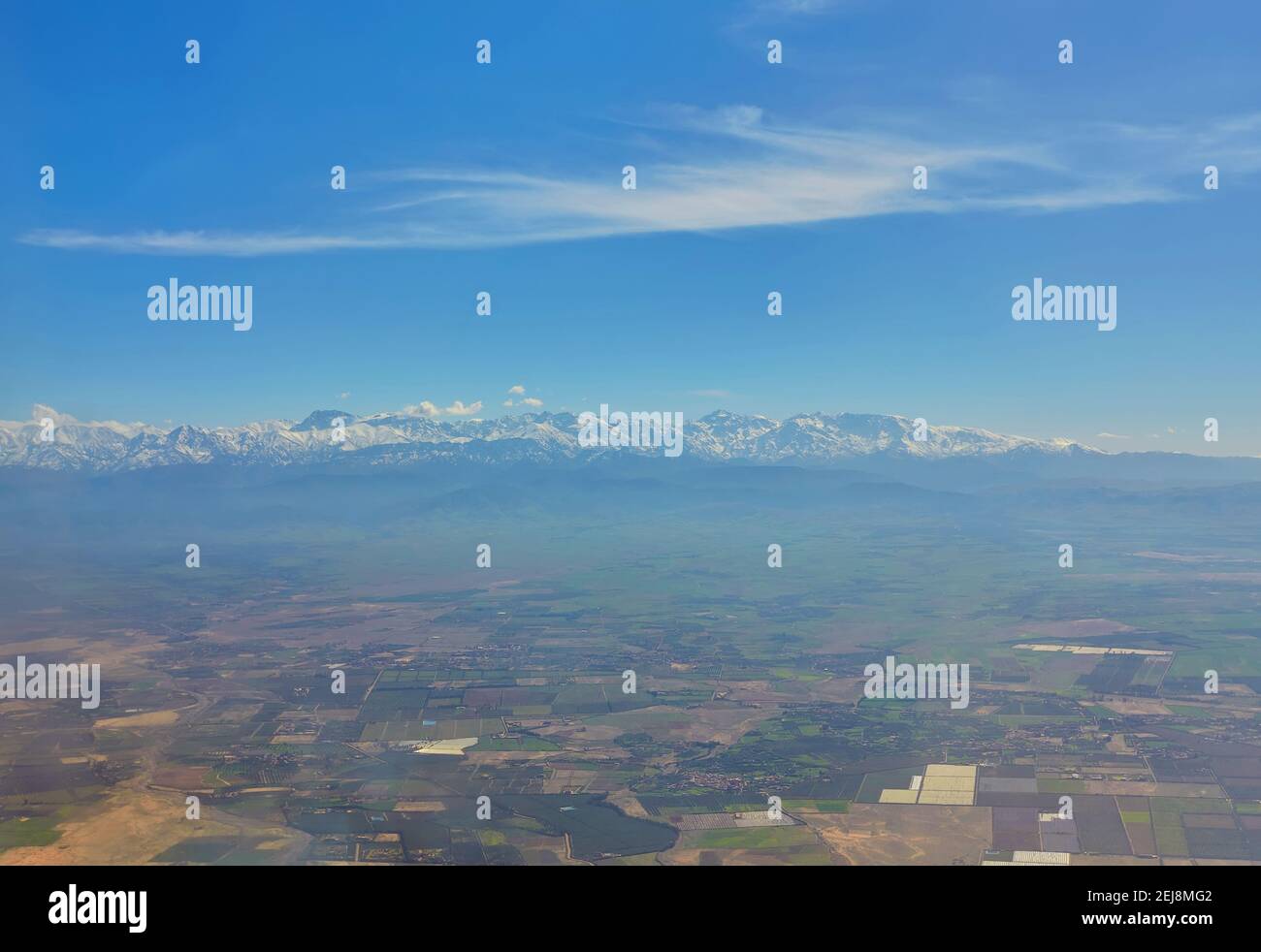 Aerial view of Marrakech, Morocco, on a clear, sunny day Stock Photo ...